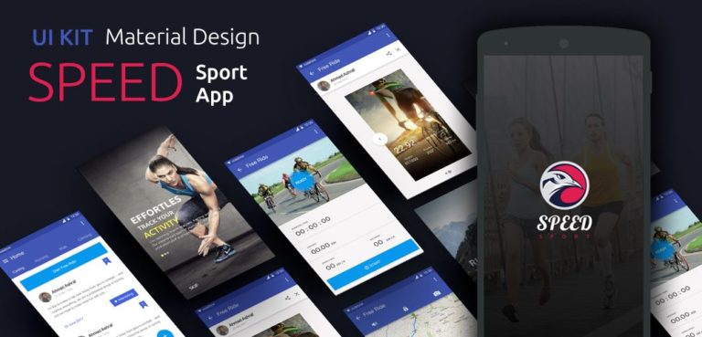 Sport App UI kit for Adobe XD - Inkyy