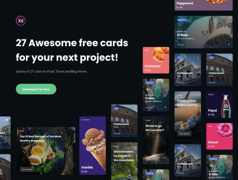 Green Portfolio Website free adobe XD template - Inkyy Green Portfolio Website free adobe XD template - Inkyy